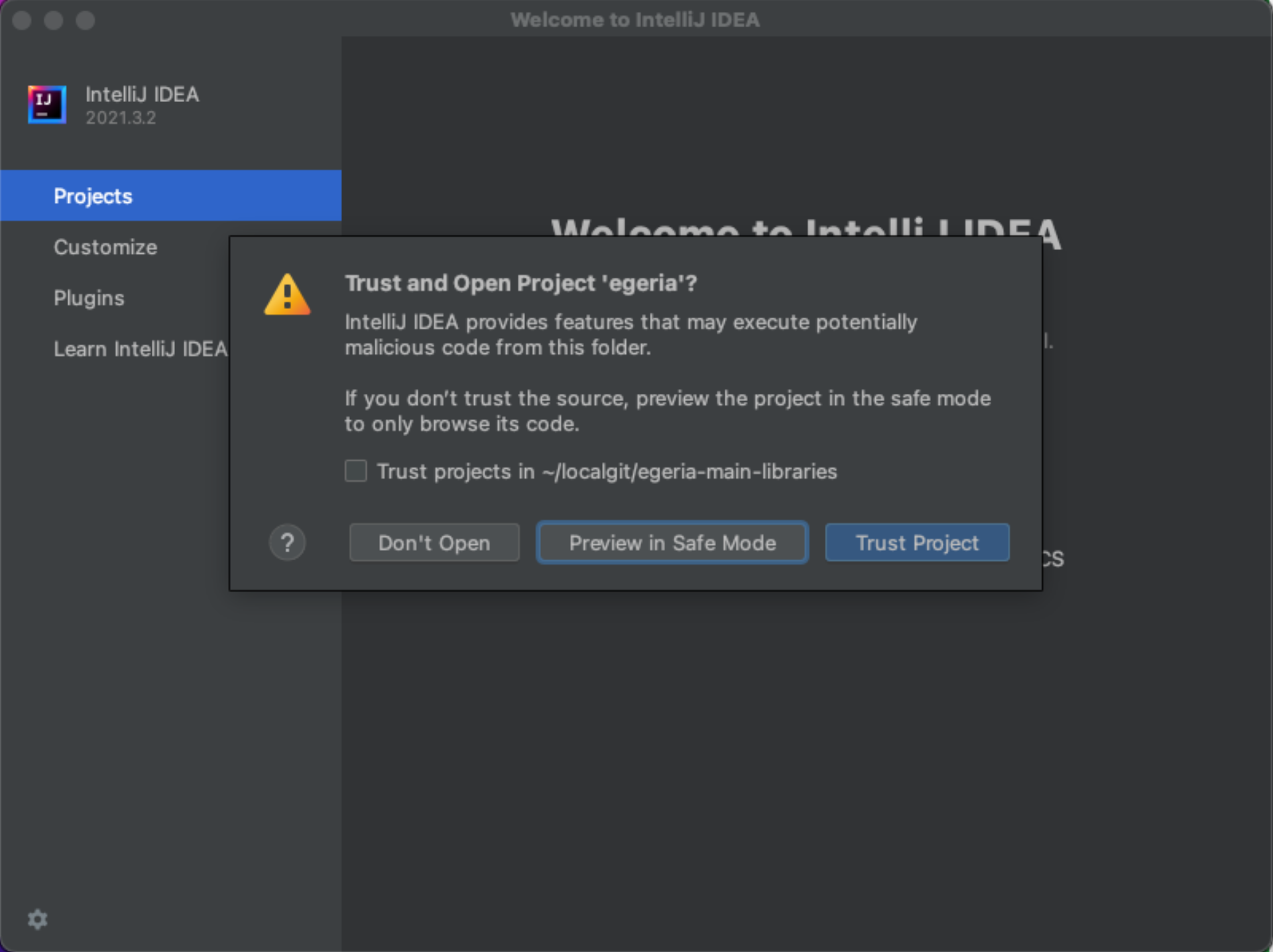 Using IntelliJ Egeria 2023 